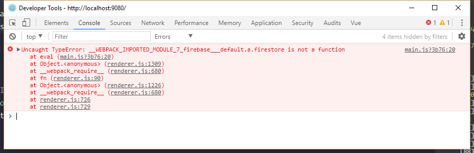 Firestore Is Not A Function · Issue 513 · Simulatedgregelectron Vue · Github