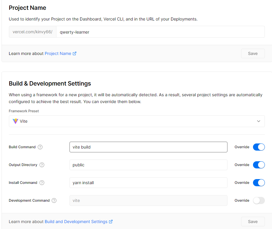 vercle/github 部署 · Issue #398 · RealKai42/qwerty-learner · GitHub