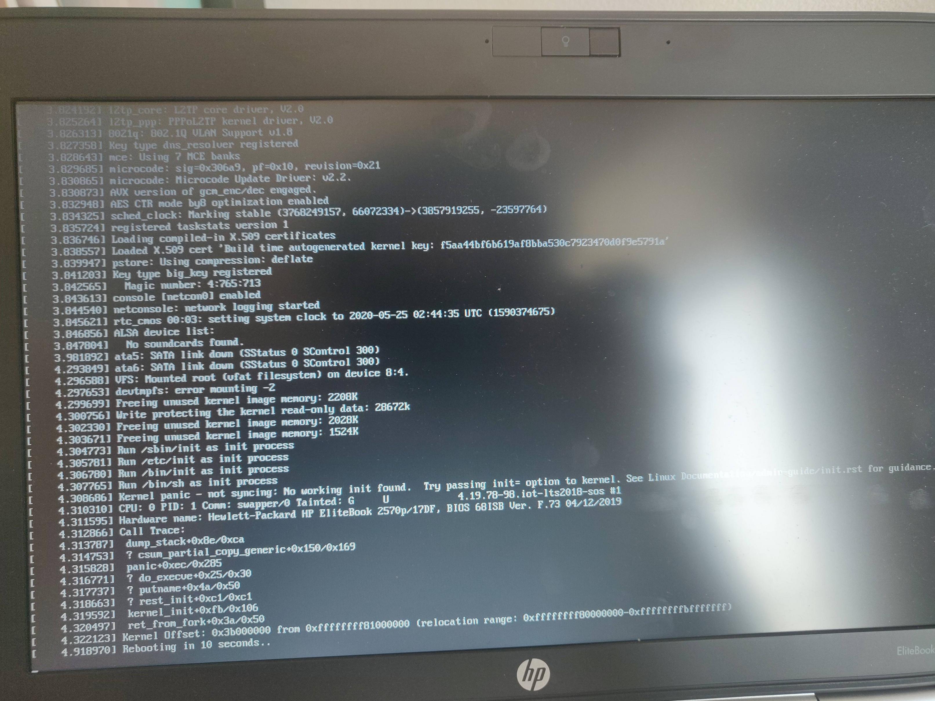 Trying to run ACRN on a laptop · Issue #4126 · projectacrn/acrn-hypervisor · GitHub