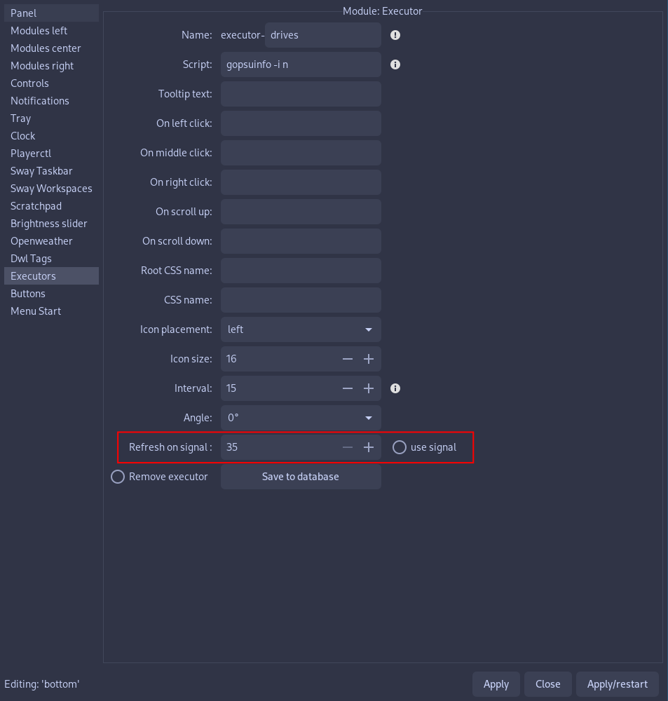 Force refresh of executor · Issue #164 · nwg-piotr/nwg-panel · GitHub