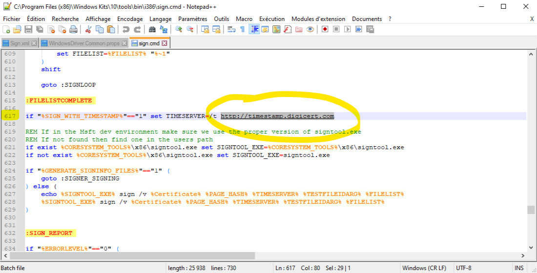 signtool.exe : The specified timestamp server could not be reached · Issue #1 · Witekio/imx ...