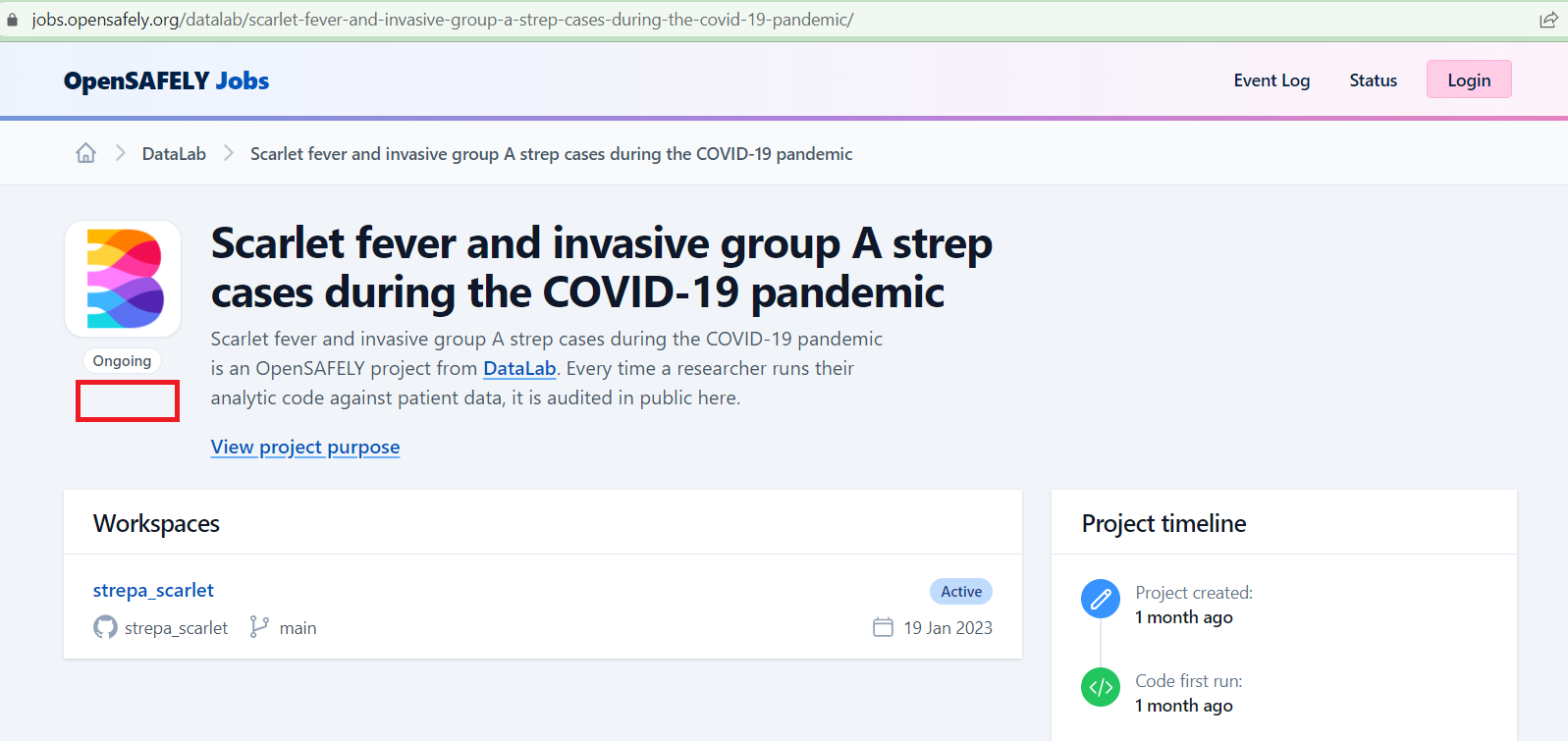 Project number not visible when logged out of Jobserver · Issue #2652 · opensafely-core/job ...