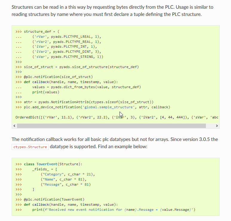 Simplify Type Handling · Issue #201 · stlehmann/pyads · GitHub