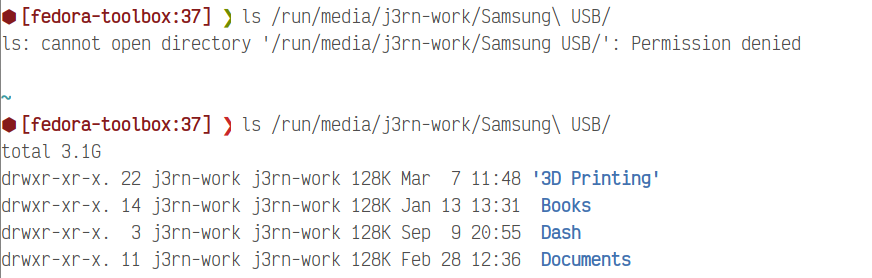Permission denied trying to access external drive as secondary host user · Issue #1259 ...