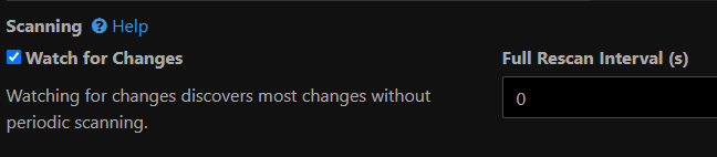 Syncthing still wakes up my drives · Issue #7116 · syncthing/syncthing · GitHub