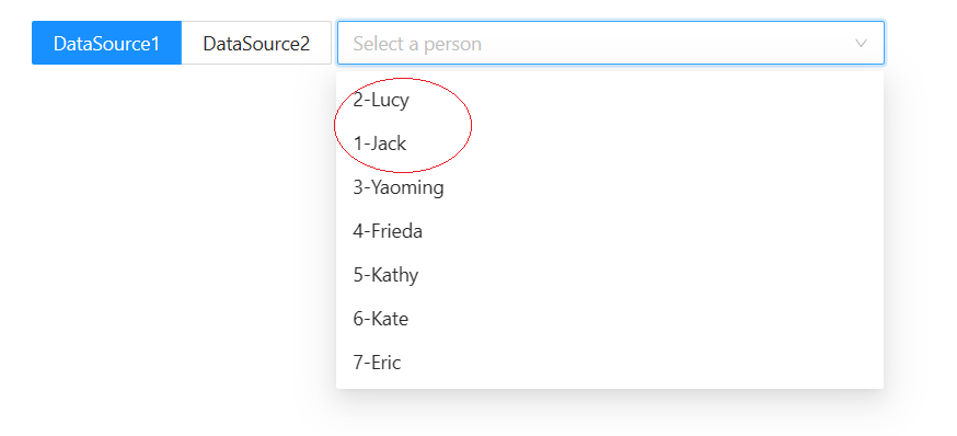 Select component has wrong order when changing DataSource · Issue #3021 · ant-design-blazor/ant ...