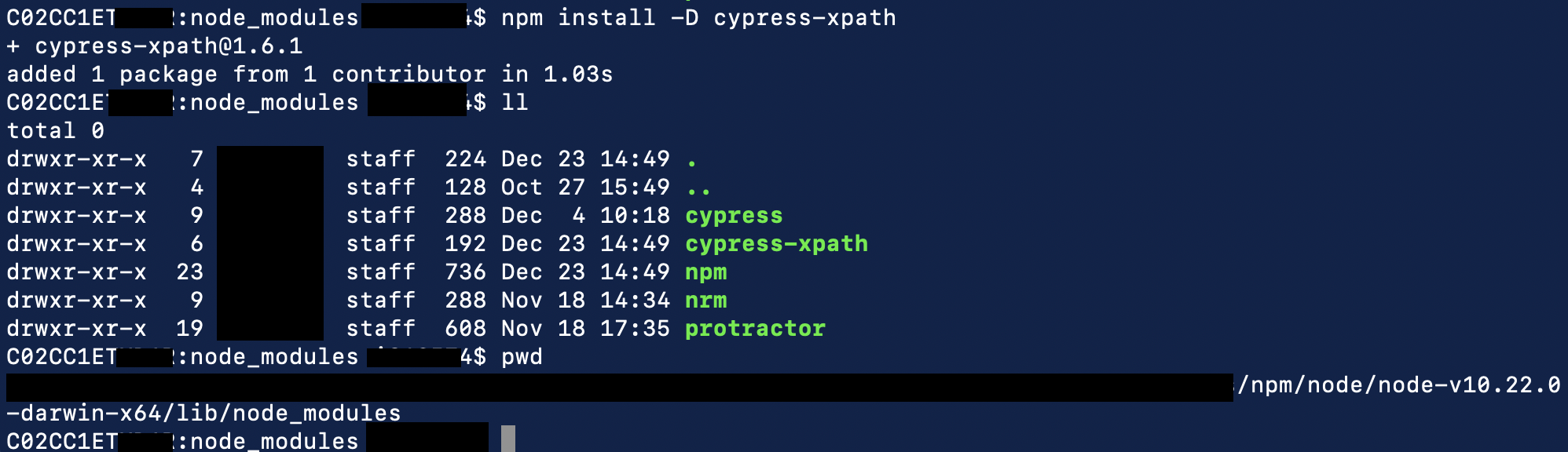 Need Helps On Mac Installed By Npm · Issue 129 · Cypress Iocypress Xpath · Github 