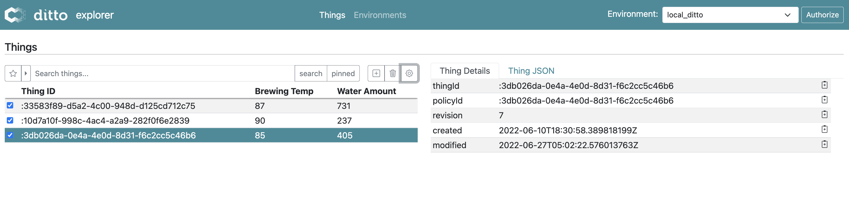 Eclipse Ditto Explorer Ui By Thfries · Pull Request 1397 · Eclipse Dittoditto · Github