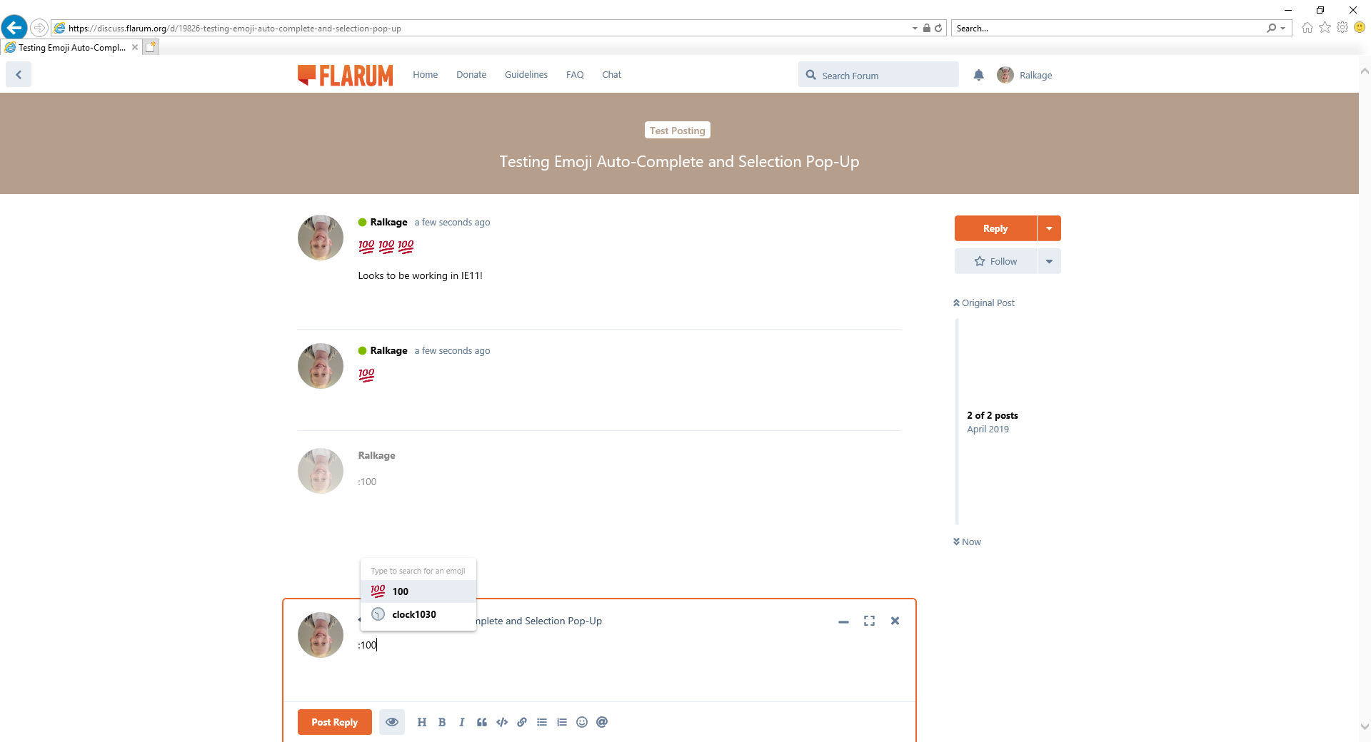 Emoji Suggestion Pop-Up Not Working in IE 11 · Issue #1174 · flarum/framework · GitHub