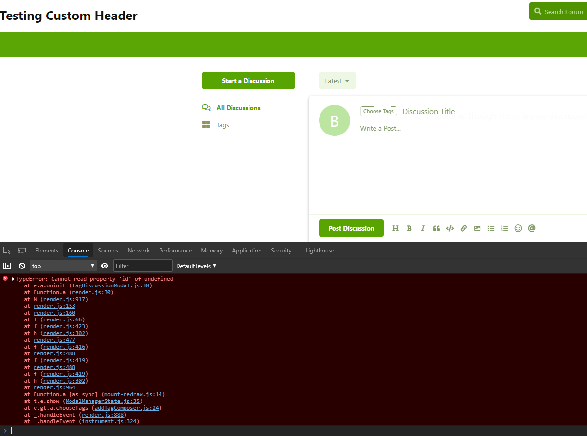 [Tags] Unable to open TagDiscussionModal with specific permissions setup · Issue #2374 · flarum ...