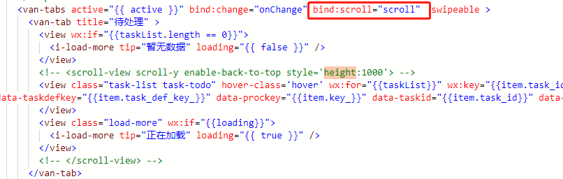 tabs组件的bind:scroll不触发 · Issue #1263 · youzan/vant-weapp · GitHub