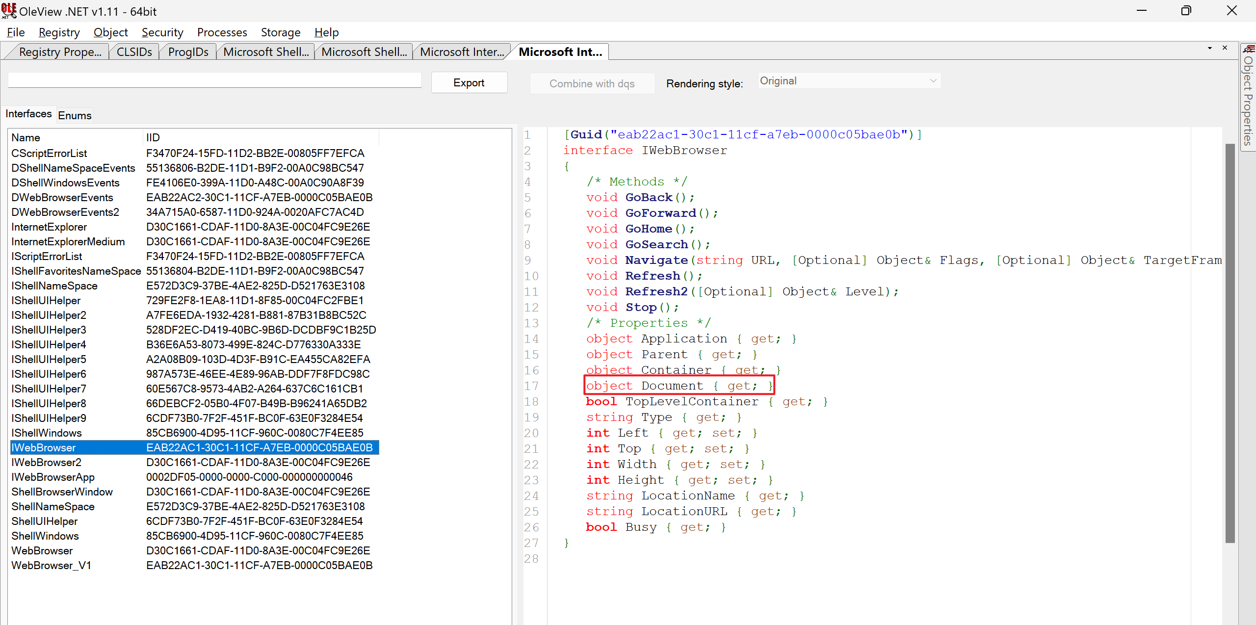How can I know the Methods/Properties of the returned object? · Issue #43 · tyranid ...