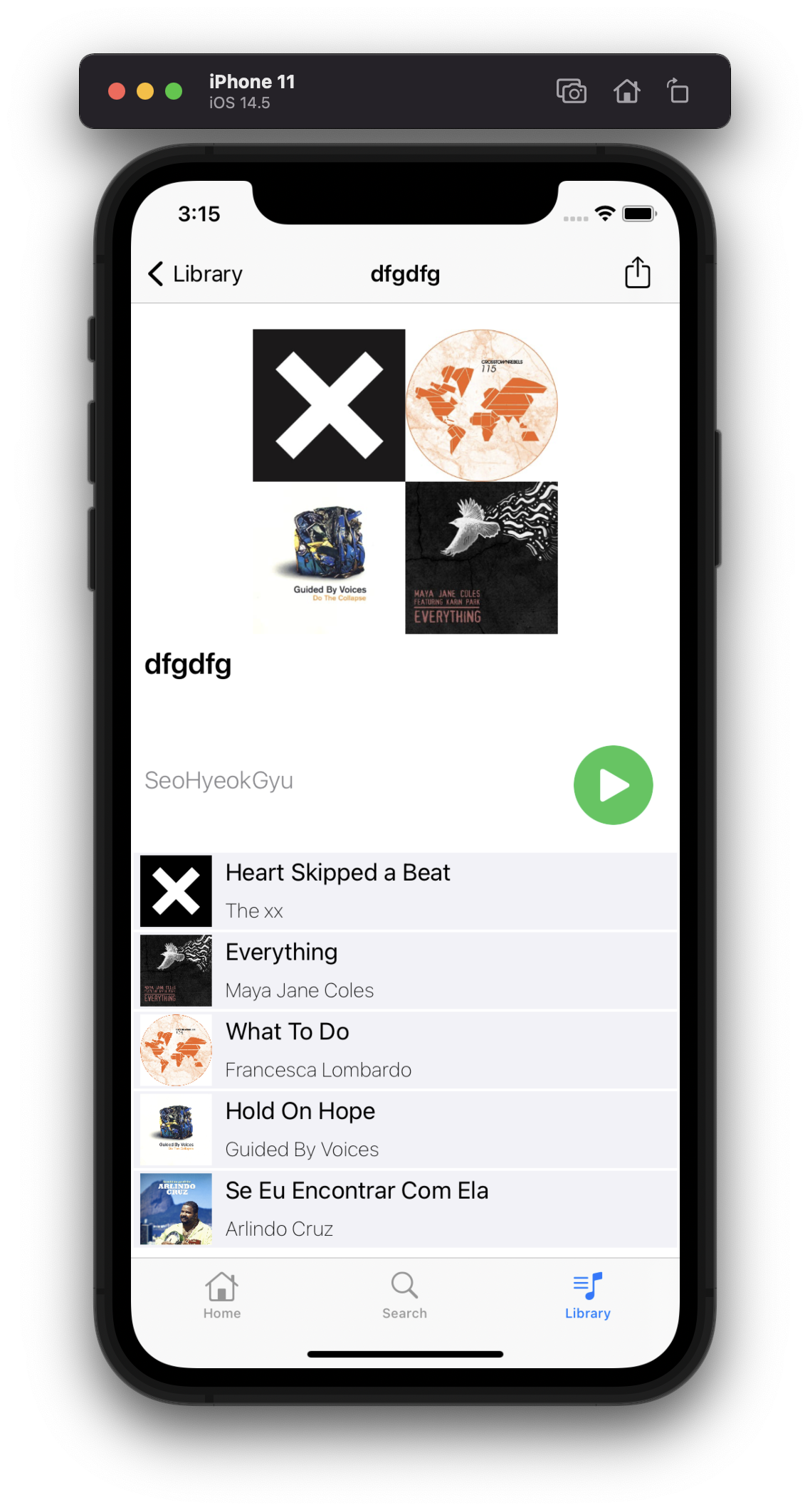 GitHub - SeoHyeokGyu/Spotify: Spotify App 빌드