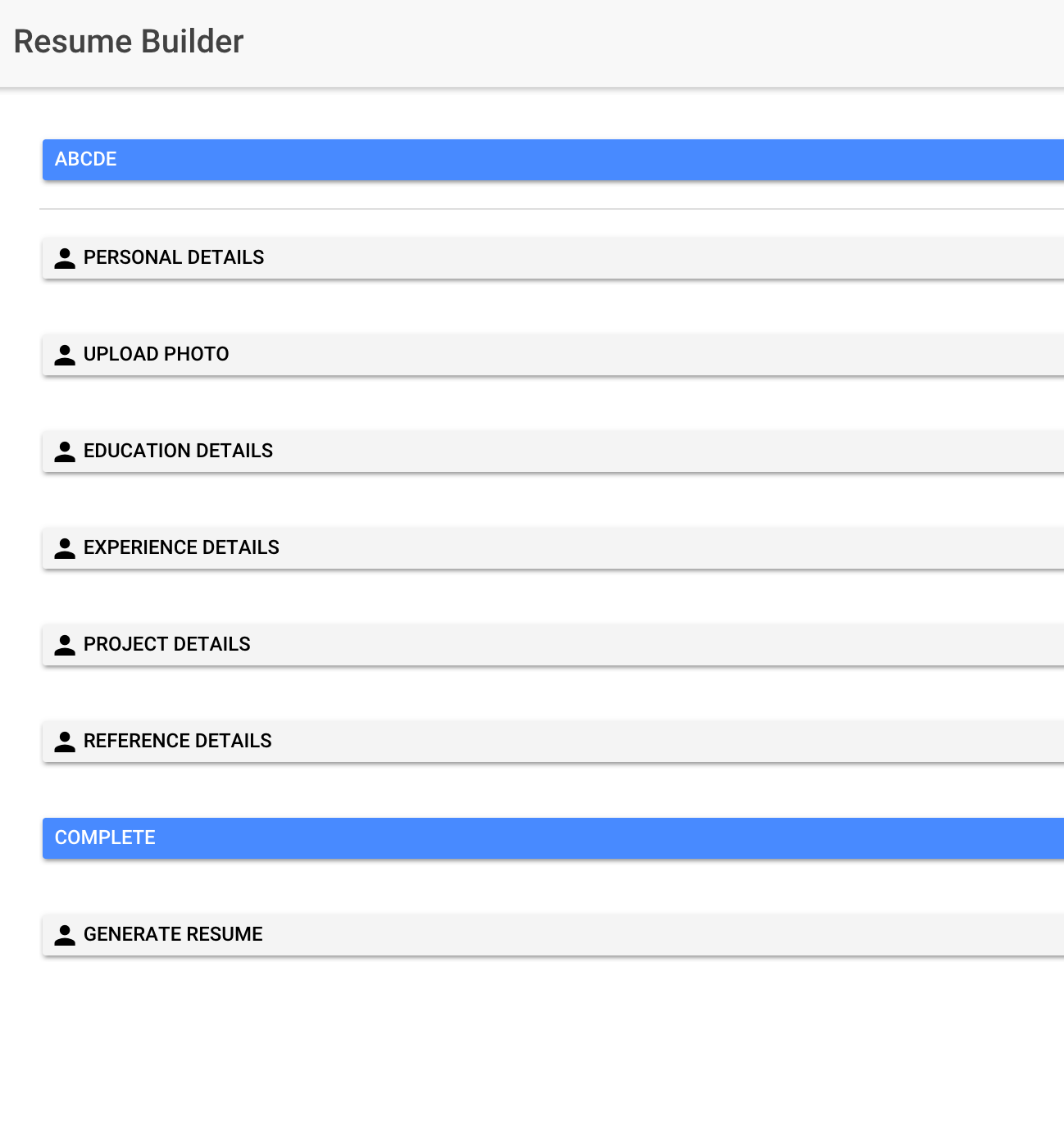 GitHub - bosoftware/resumeBuilder: Ionic2 application