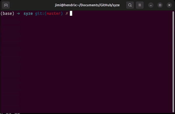 GitHub - J1M-RYAN/syze: cli to view the size of files and folders