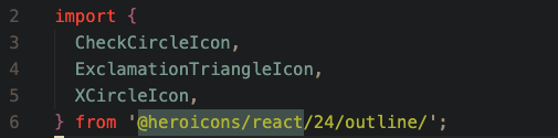 [commonjs--resolver] Missing "./24/outline/" specifier in "@heroicons/react" package ...