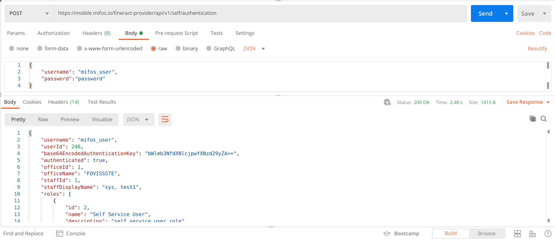 Change authentication API call from query to body · Issue #1515 · openMF/mifos-mobile · GitHub