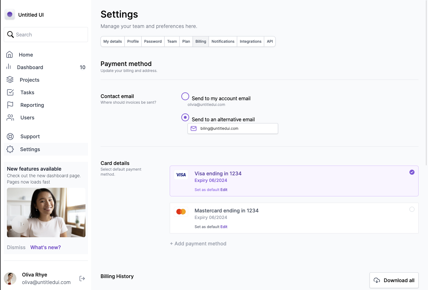 Github Spectrumsun Settings Page