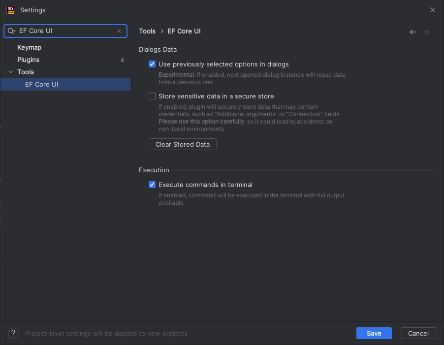 Add support for environment in UI · Issue #131 · JetBrains/rider-efcore · GitHub