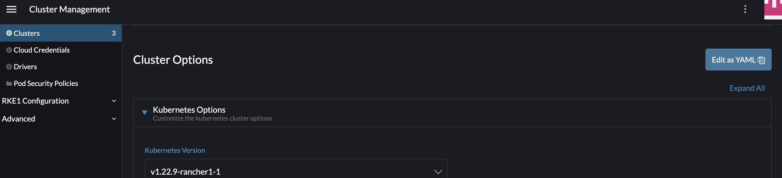 Make it easier to find RKE1 advanced cluster configuration options · Issue #5704 · rancher ...