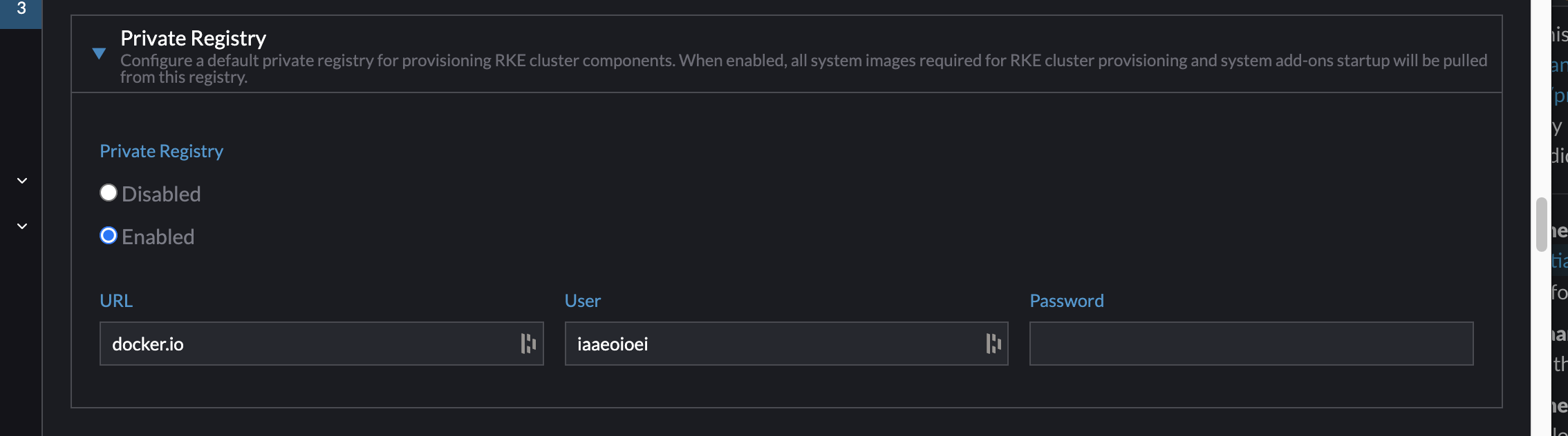 [Rancher2] Update RKE1 docs about configuring a private registry in the cluster.yml · Issue #48 ...