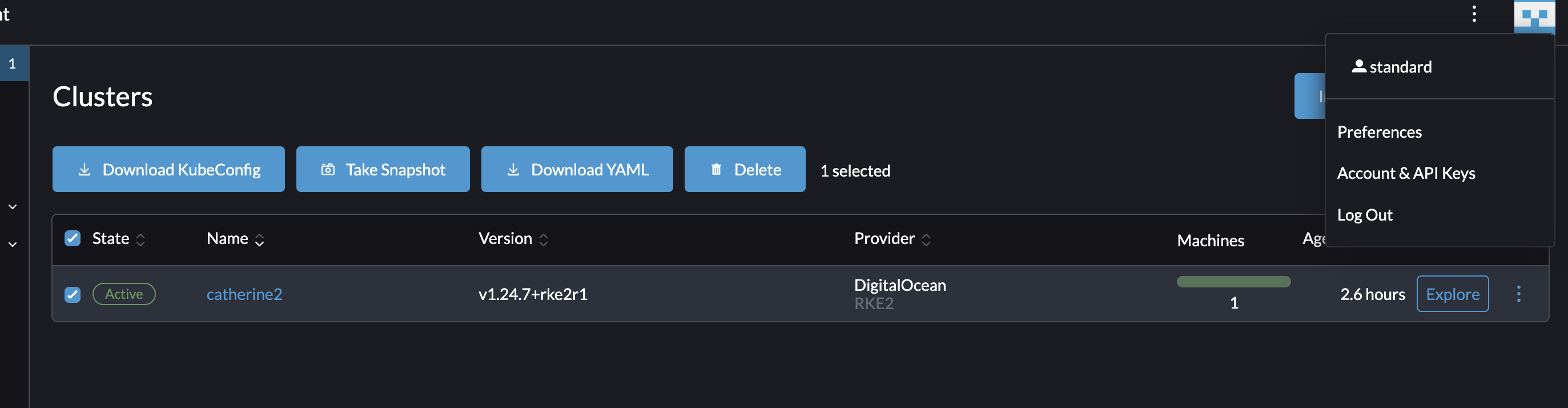 Delete cluster button should look disabled when a user doesn't have permission to delete ...