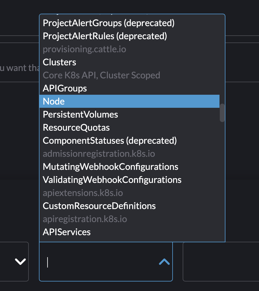 Issue with input in Role apiGroups · Issue #7084 · rancher/dashboard · GitHub