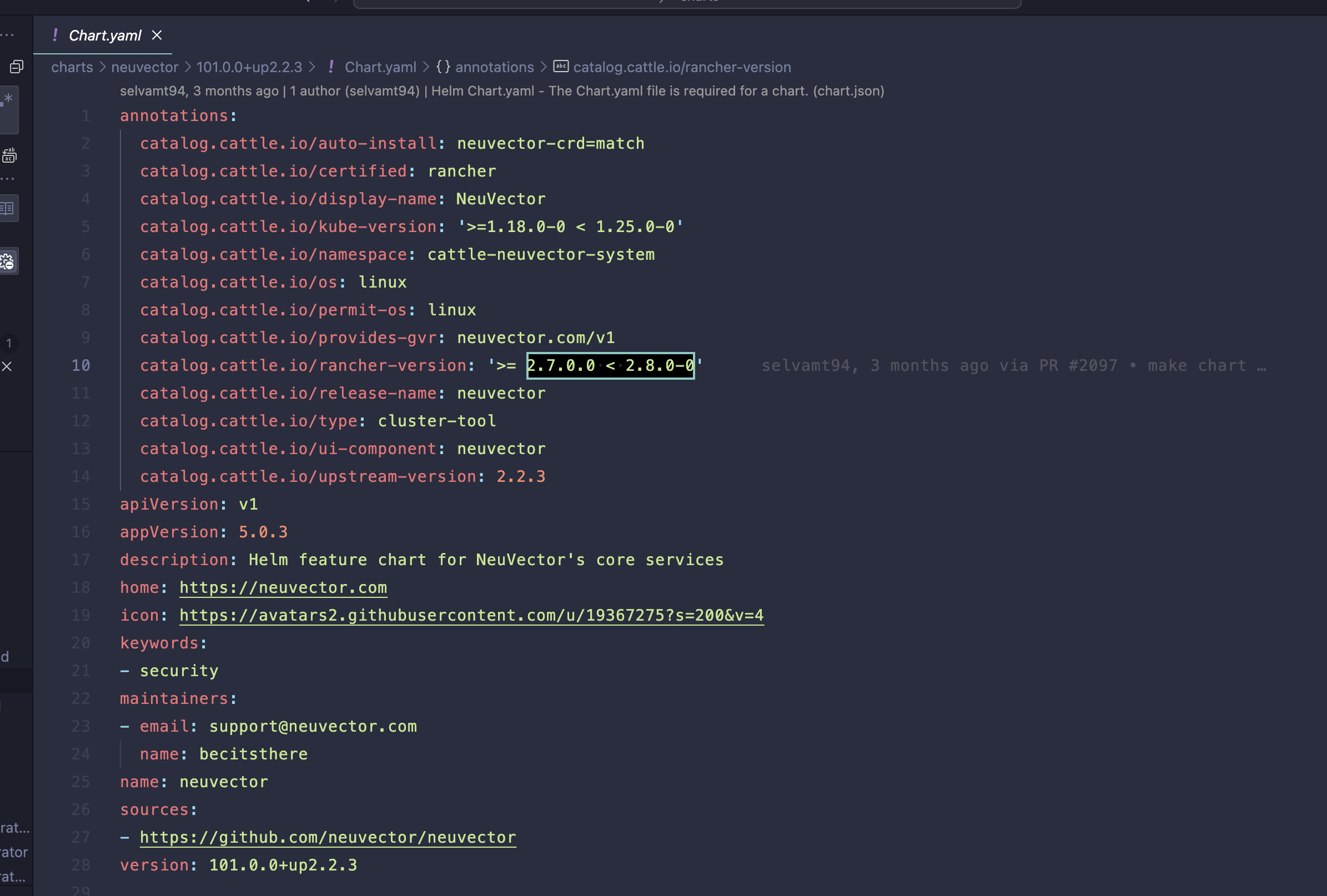 2.7.0: Upgrading monitoring on a downstream cluster brings up blank ...
