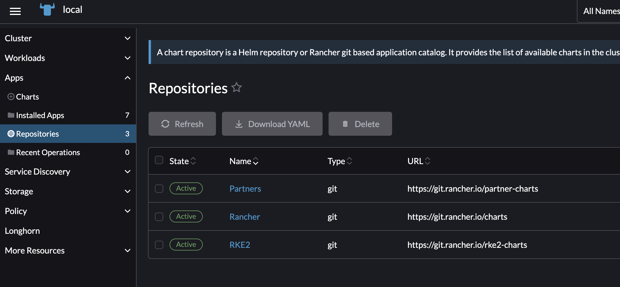 Only fetch all data for all helm chart app versions across all catalogs when "Refresh" button is ...
