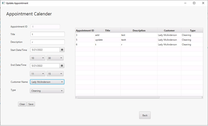 GitHub - aya1999/Scheduling-App: A scheduling app for appointments. My ...