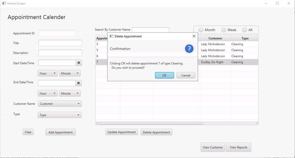 GitHub - aya1999/Scheduling-App: A scheduling app for appointments. My WGU Capstone.