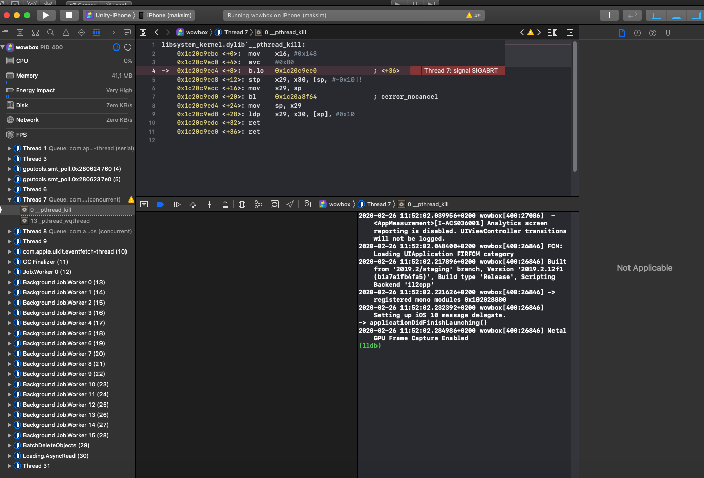 Crash app on IOS · Issue #594 · firebase/quickstart-unity · GitHub