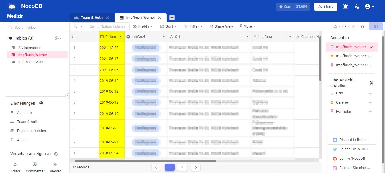 Different date view in gridview and galleryview · Issue #992 · nocodb/nocodb · GitHub
