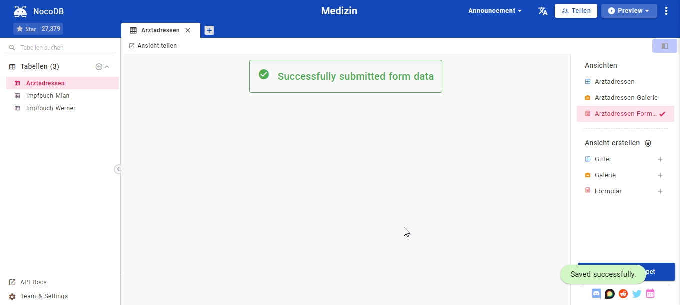 Can´t create form view · Issue #2031 · nocodb/nocodb · GitHub
