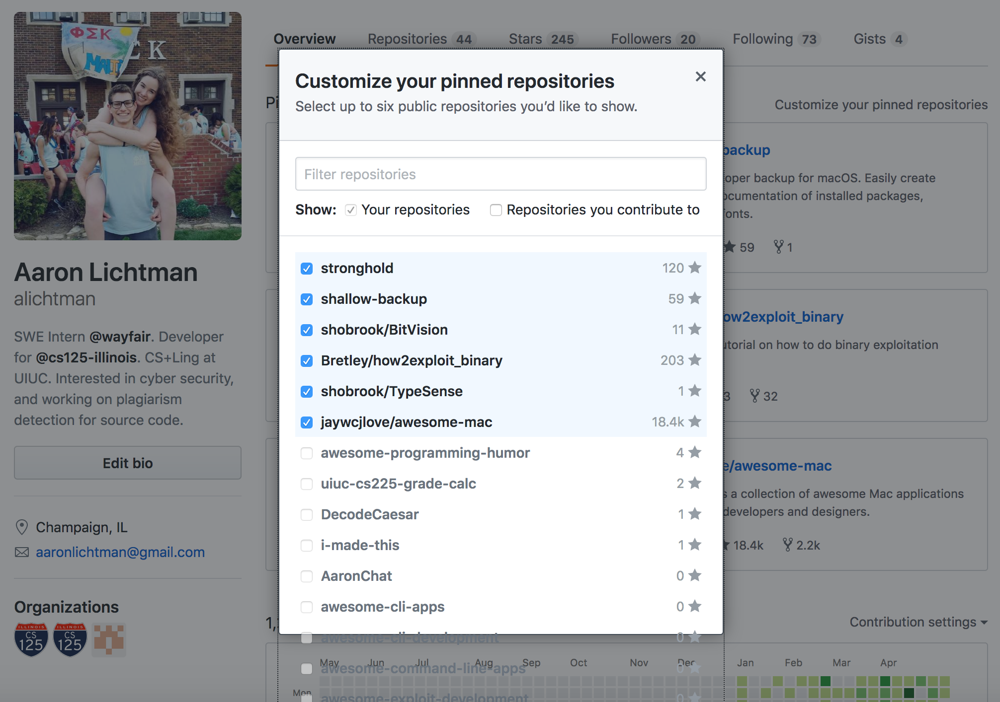Pinned Repository Selection Scrolling Broken In Firefox · Issue 1301 · Refined Githubrefined