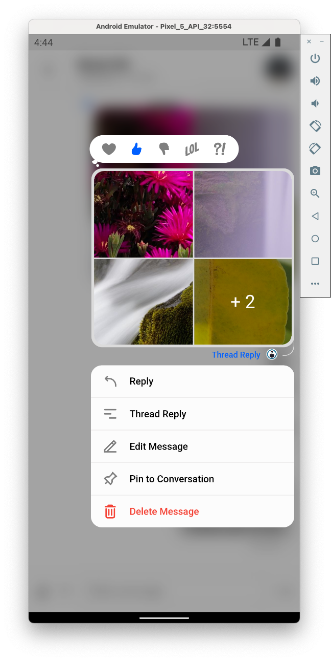 Fix MessageReactionsModal/MessageActionsModal reaction alignment on mobile · Issue #1199 ...
