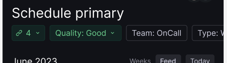 Mobile schedules v1: schedule details view: info labels · Issue #2510 · grafana/oncall · GitHub