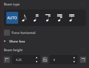 Vertical offset of beams affects notehead position · Issue #16771 ...