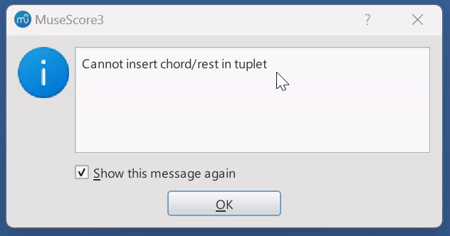 Missing dialog when adding 'extra' note within space of tuplet · Issue #18288 · musescore ...