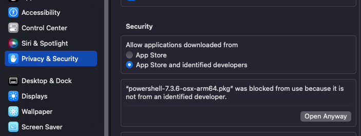 Unable to launch .pkg installer for 7.3.6 on OSX · Issue #19974 · PowerShell/PowerShell · GitHub