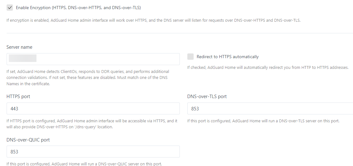 DoH set up [TLS and QUIC works] · Issue #5240 · AdguardTeam/AdGuardHome ...