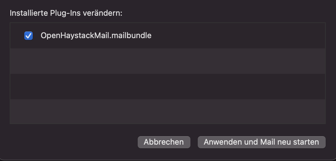 Mail Plugin incompatible with MacOS Monterey 12.0.1 · Issue #85 · seemoo-lab/openhaystack · GitHub