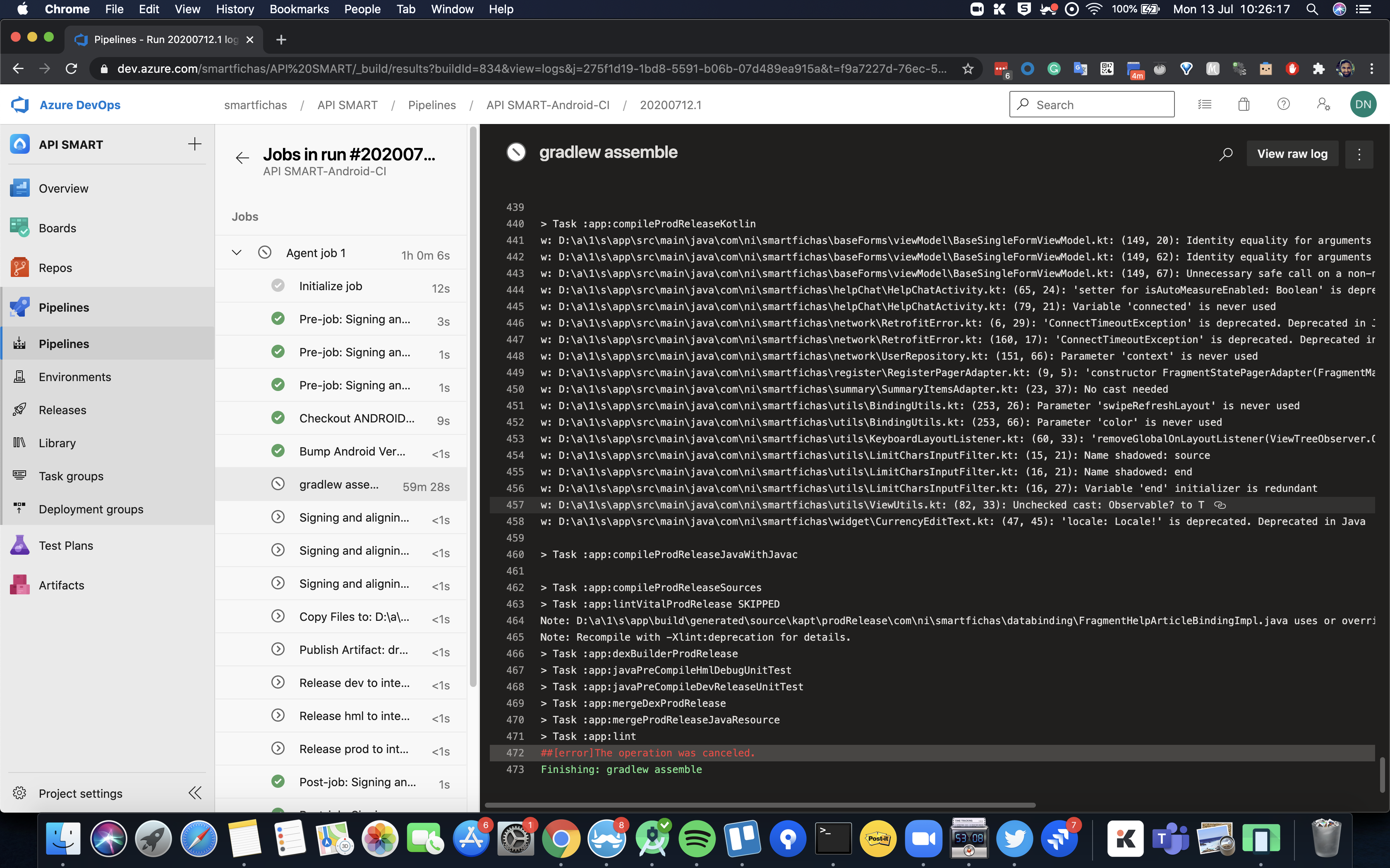 Android pipeline not building for gradle 4.0 · Issue #13274 · microsoft/azure-pipelines-tasks ...