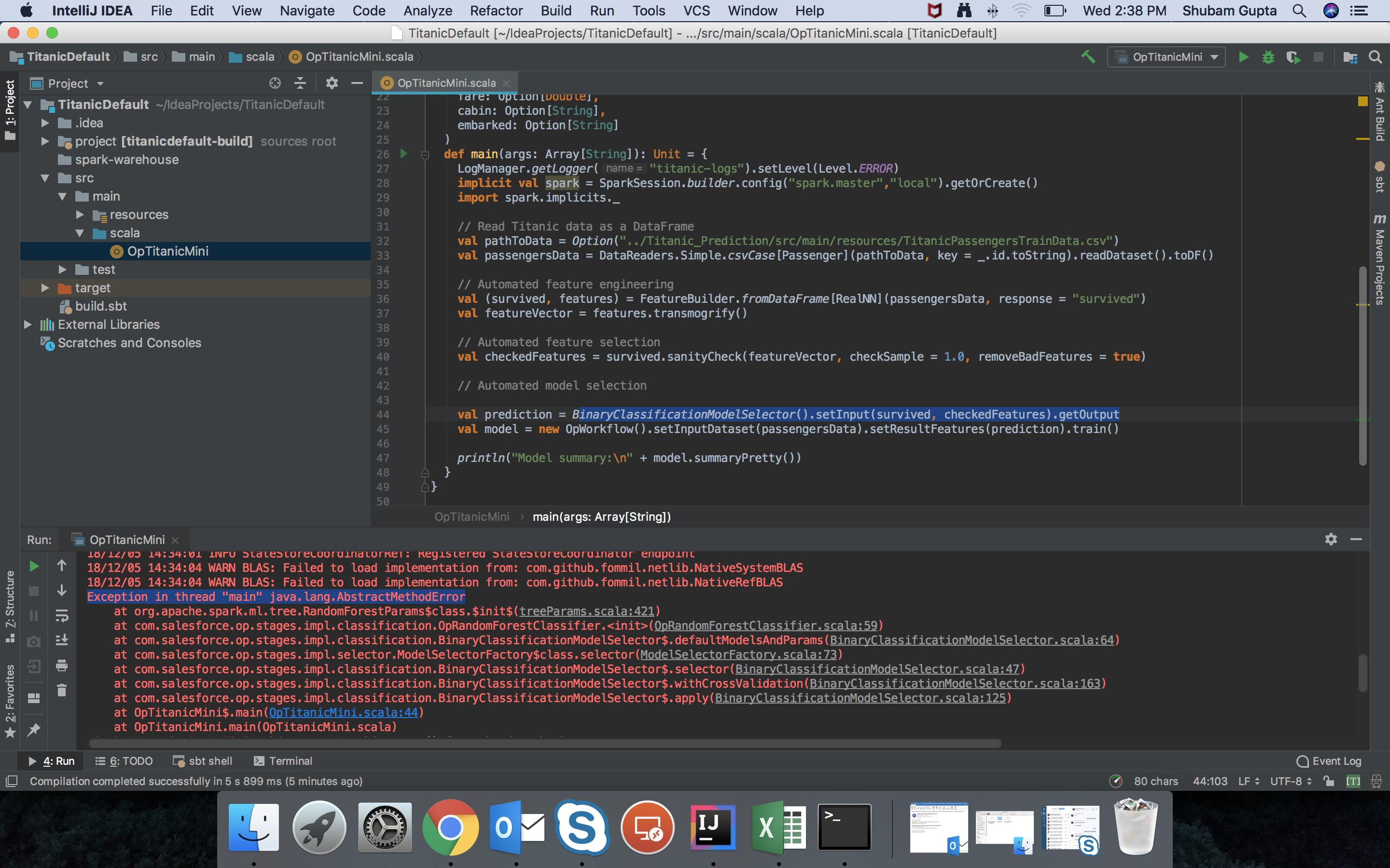 Build failed while running titanic code · Issue #77 · salesforce ...
