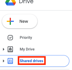 Can't find Shared drives in files list when using Google Drive · Issue ...