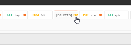 "Close" button for [deleted] tabs is missed · Issue #6944 · postmanlabs/postman-app-support · GitHub