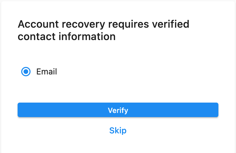 Add clarity/context to the "Account Recovery" screen · Issue #2600 · aws-amplify/amplify-ui · GitHub