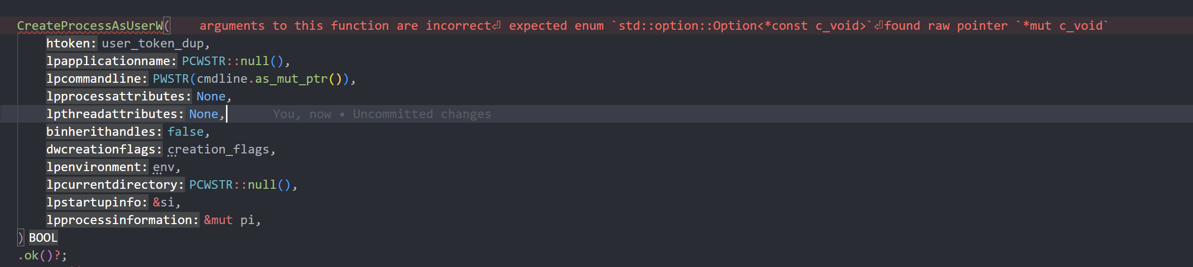 Why Option of raw pointer is used? · Issue #2432 · microsoft/windows-rs ...