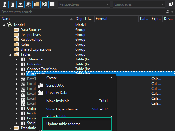 Suggestion - Update Table Schema Function · Issue #55 · TabularEditor/TabularEditor3 · GitHub