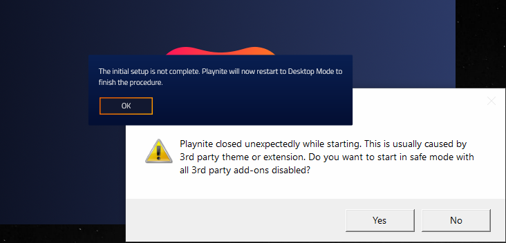 Incomplete Setup Now I Cant Open Playnite · Issue 3139 · Josefnemecplaynite · Github